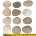 12 Flat Beach Stones 1.9'' 2.1''5 5.5 Cm - Etsy