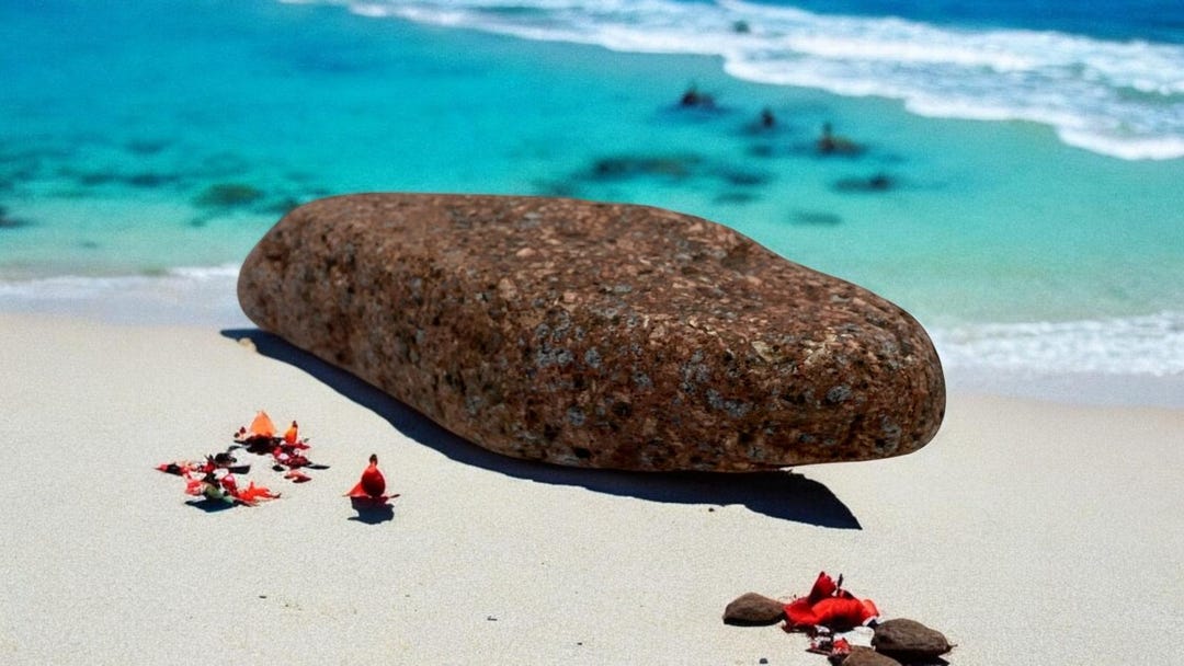 Large Beach Rocks, Beach Stone, Aquarium Decor, Unique Beach Stone ...
