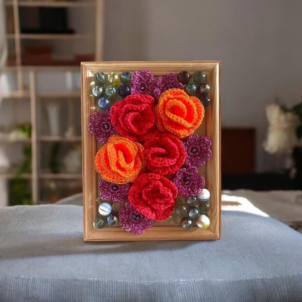 Framed Knit Art - Etsy