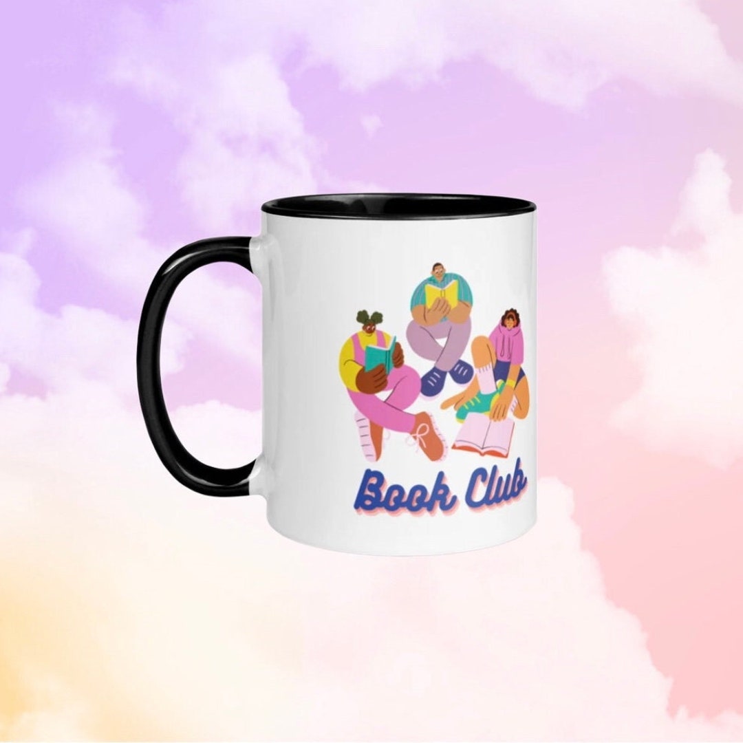 Book Club Fun Chill Cool Reading Group Bold Graphic Morning - Etsy