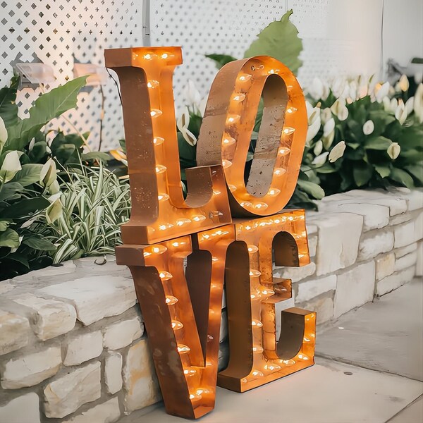 Light up Letters - Etsy