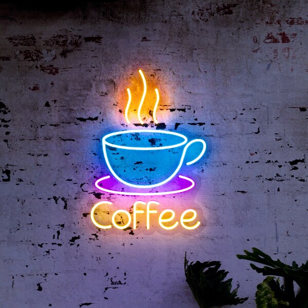 Light up Coffee Sign - Etsy