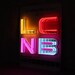 Personalized Illuminated Lighting Signs,custom Business Infinity Mirror ...