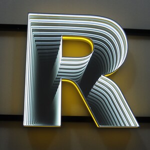 Custom Infinity Mirror Led Sign,custom Light up Letters,open Sign for ...