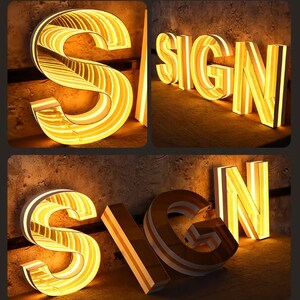 Custom 3D Advertising Display Infinity Mirror Sign,infinity Mirror Led ...