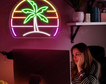 Coconut Neon Sign - Etsy