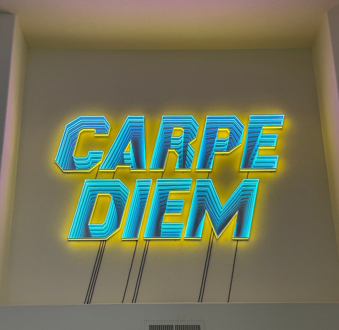 Custom Infinity Mirror LED Track Channel Letters Illuminated Signs ...