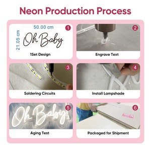 Anime Boo Neon Sign, Neon Light Sign Bedroom Game Room Wall Decor Art ...