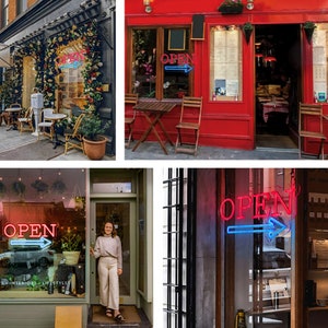 Open Business Sign Cafe Neon Sign Business Door Sign Led Open Sign Open ...