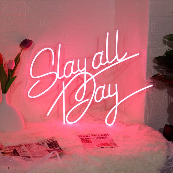 Slay All Day Sign - Etsy