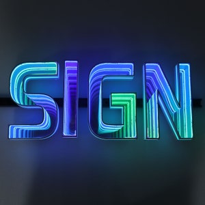 Custom Business Sign,3d Business Sign,light up Sign - Etsy