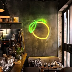Lemon Neon Led Sign Food Neon Sign Custom Neon Sign Neon - Etsy