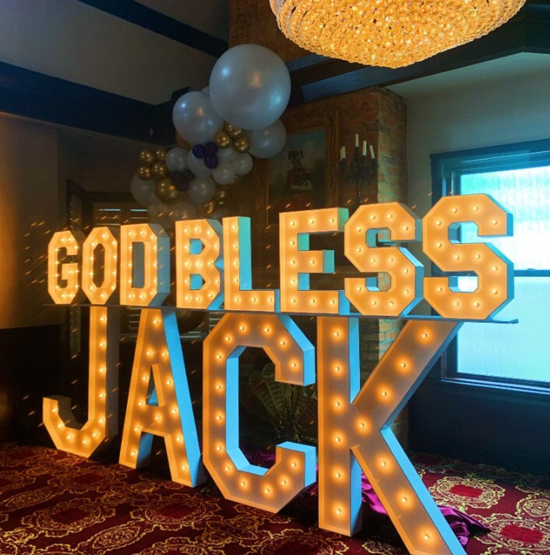 Custom Marquee Letter Sign, Marquee Light up Letters - Etsy UK