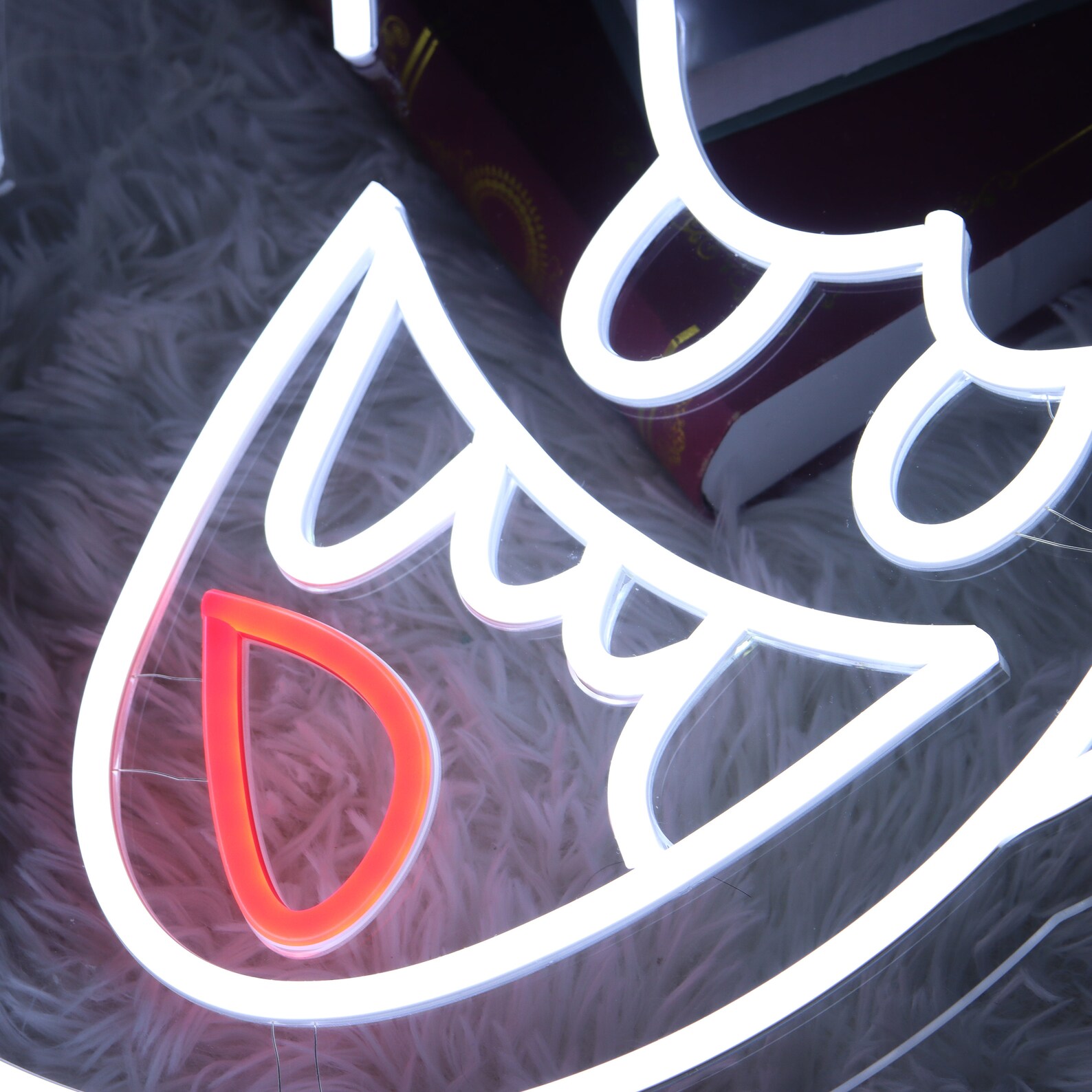 Anime Boo Neon Sign Neon Light Sign Bedroom Game Room Wall - Etsy