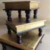 Indian Carved Chakki Table With Wooden Top, Carved Chakki Table,coffee ...