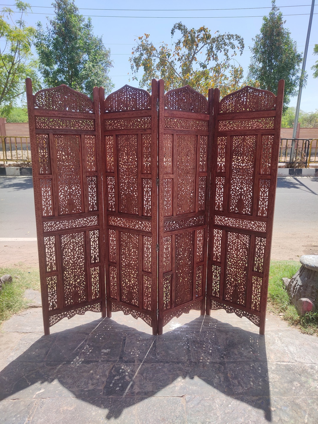 Ethnic Vintage Style Carved Partition/jali Design Partition/antique ...