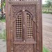 Ethnic Vintage Style Carved Wood & Brass Work Window Frame/ Handmade ...