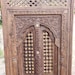 Ethnic Vintage Style Carved Wood & Brass Work Window Frame/ Handmade ...