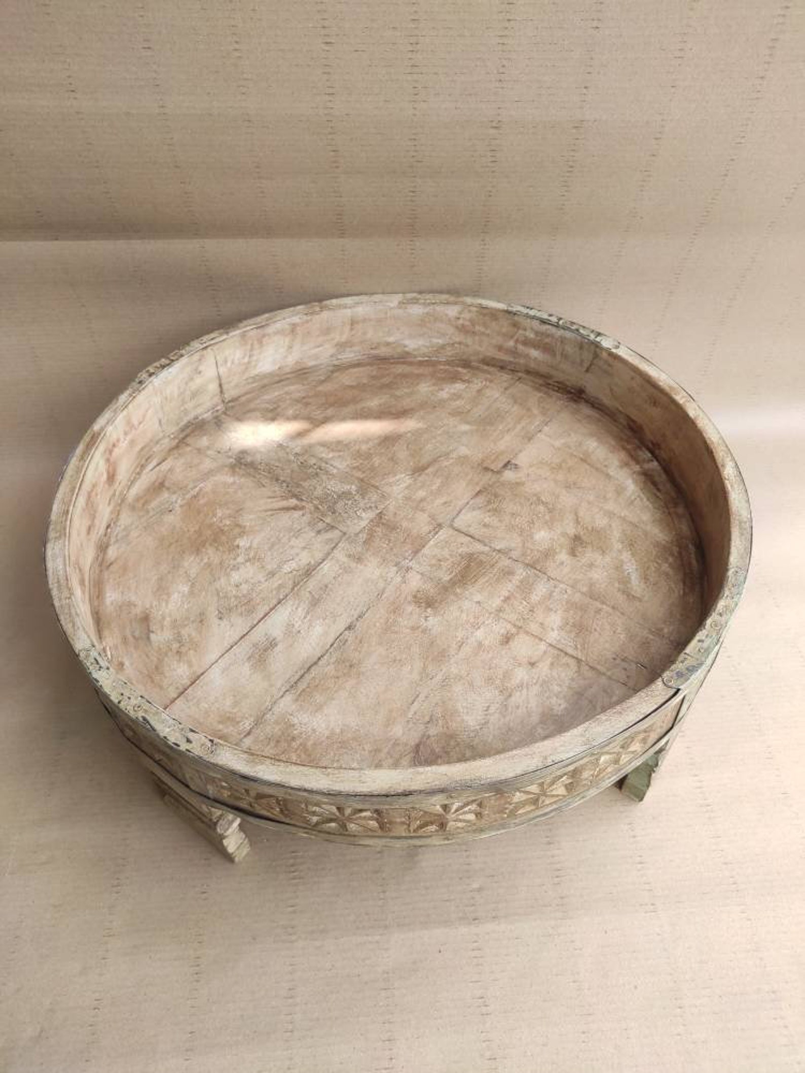 Indian Carved Chakki Table Recycled Furniture Coffee Table - Etsy