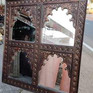 Vintage Style Carved Four Mirror Frame Jharokha/mirror Frame/photo ...