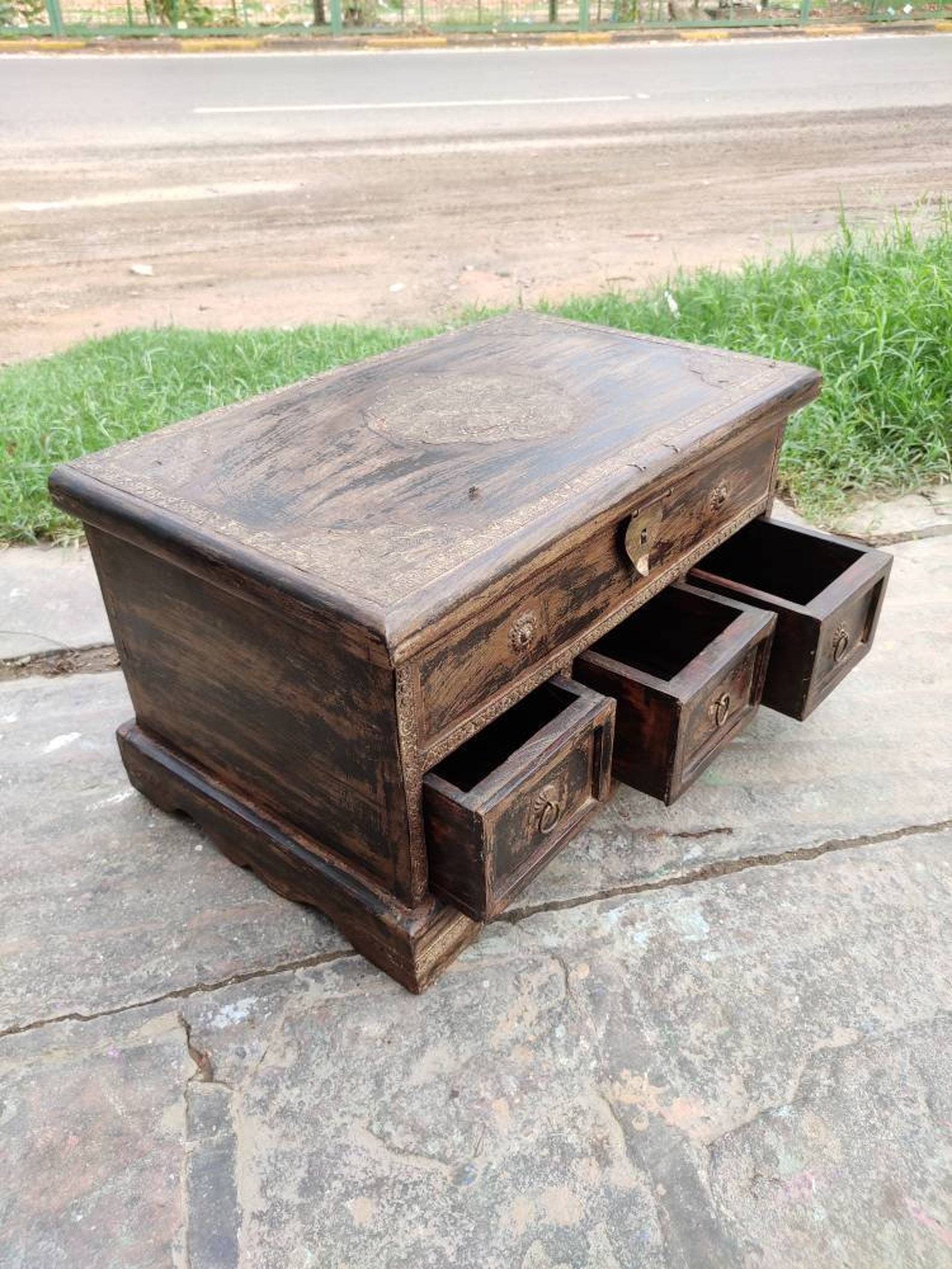 Vintage Wooden Storage Box/wooden Home Decor Chest Box /wood - Etsy
