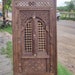 Ethnic Vintage Style Carved Wood & Brass Work Window Frame/ Handmade ...