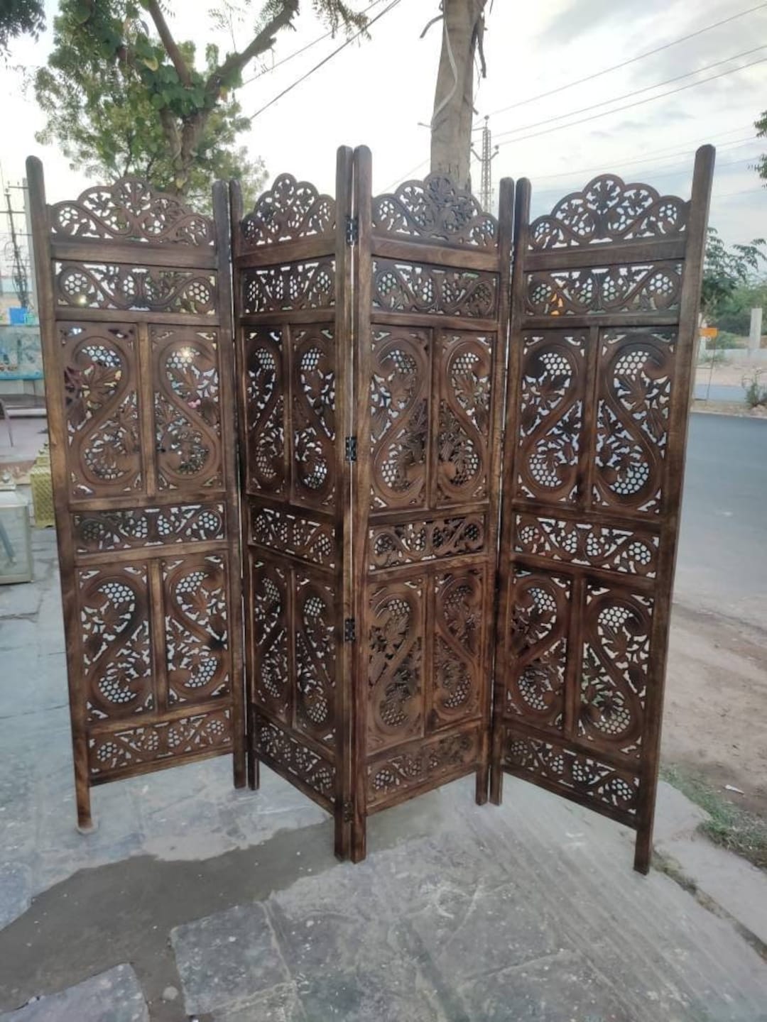 Ethnic Vintage Style Carved Partition/jali Design Partition/antique ...