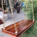 Hand-carved Wooden Jhula Swing – Indian Hanging Oonjal With Brass ...