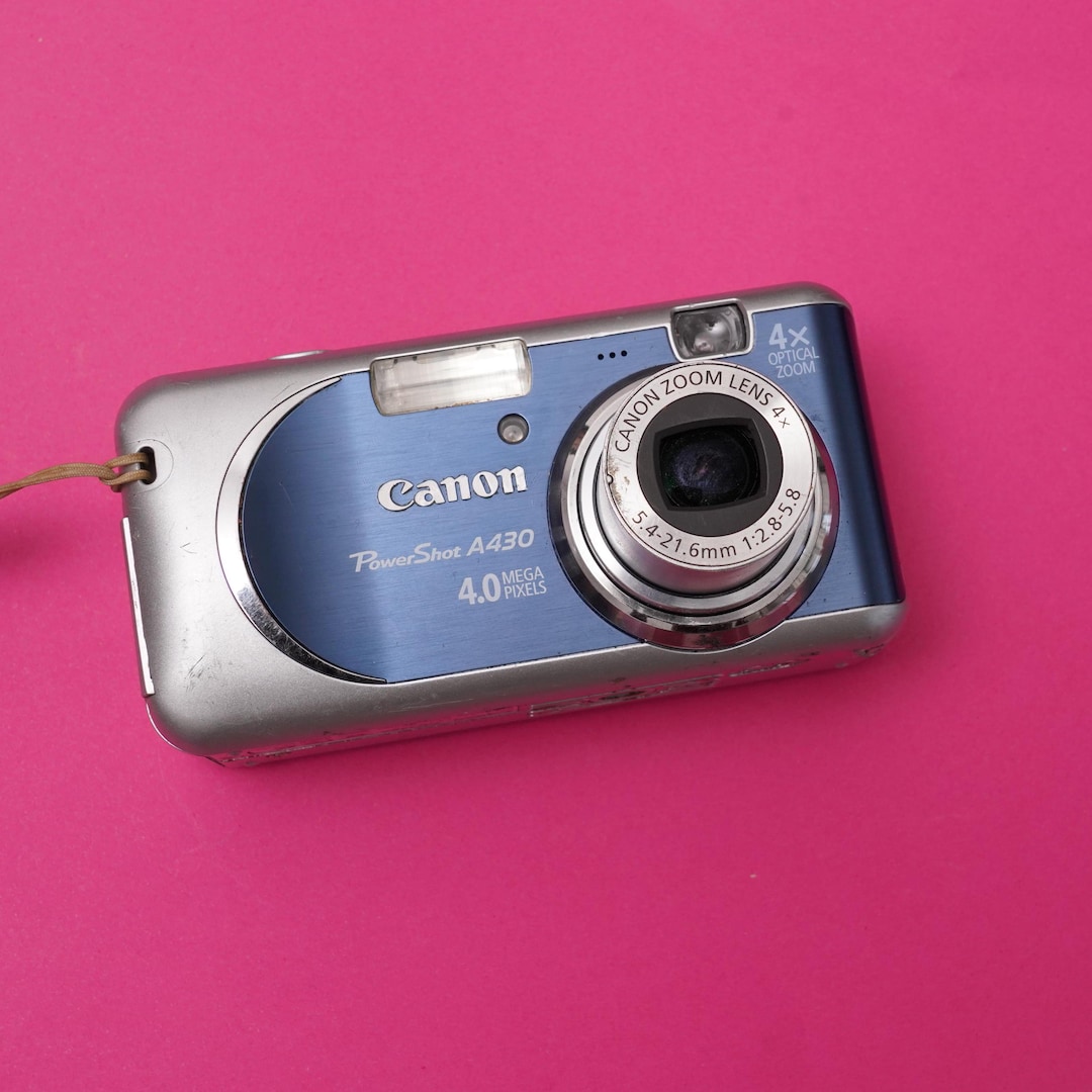 Canon Powershot A430 Blue, Point and Shoot DIGITAL CAMERA - Etsy