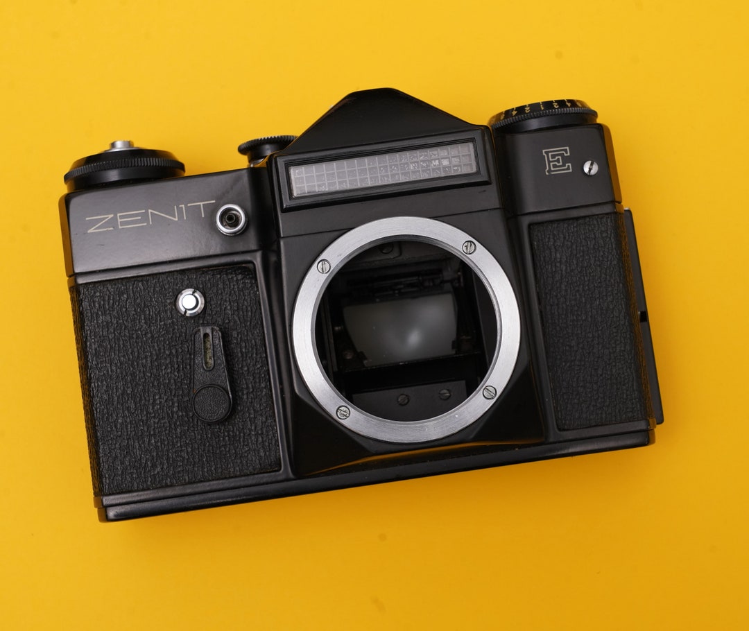 M42-zenit E Black vintage SLR Camera - Etsy