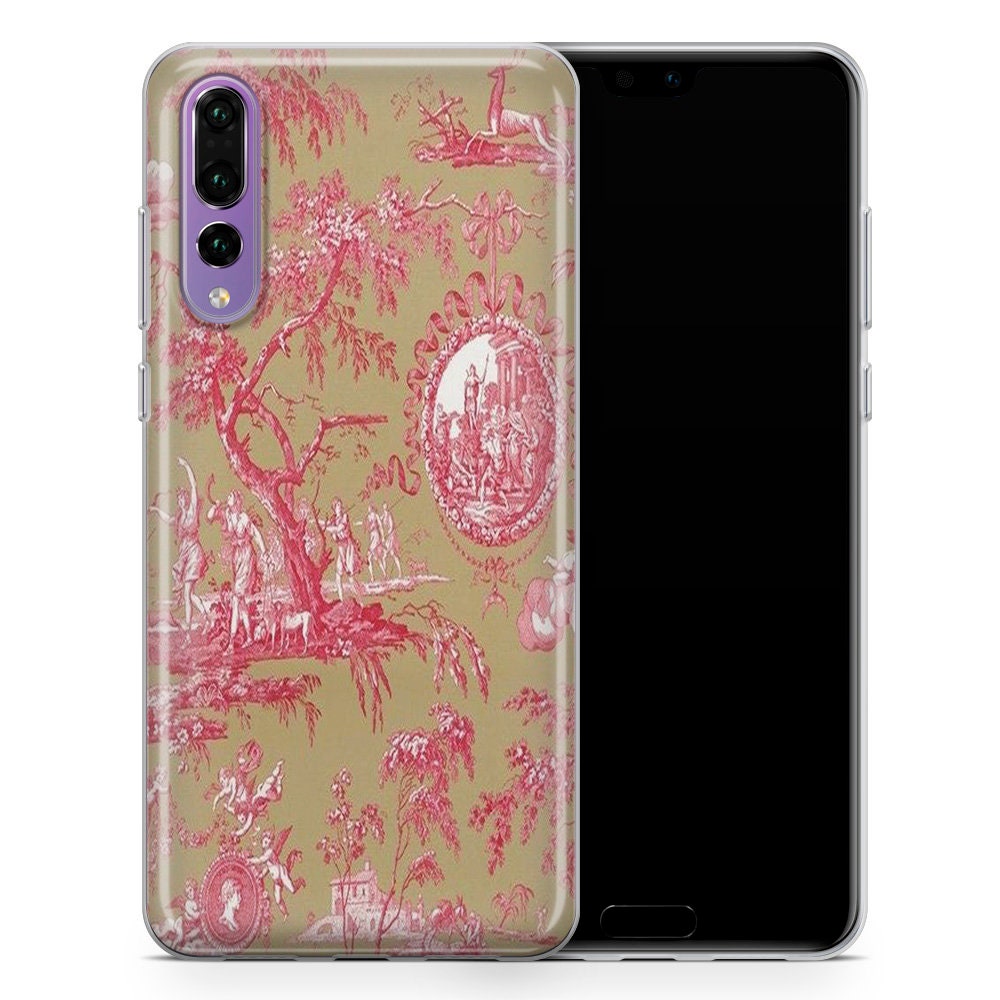Aesthetic French Toile Toil Pastel Phone Case Cover for - Etsy