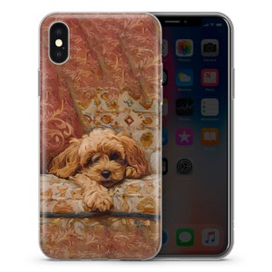 Cavapoo Cute Dog Puppy Aesthetic Phone Case Cover Gift Compatible With ...