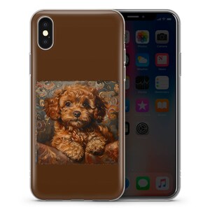 Cavapoo Cute Dog Puppy Aesthetic Phone Case Cover Gift Compatible With ...