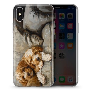 Cavapoo Cute Dog Puppy Aesthetic Phone Case Cover Gift Compatible With ...