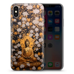 Buddha Golden Painting Aesthetic Phone Case Cover Compatible With for ...
