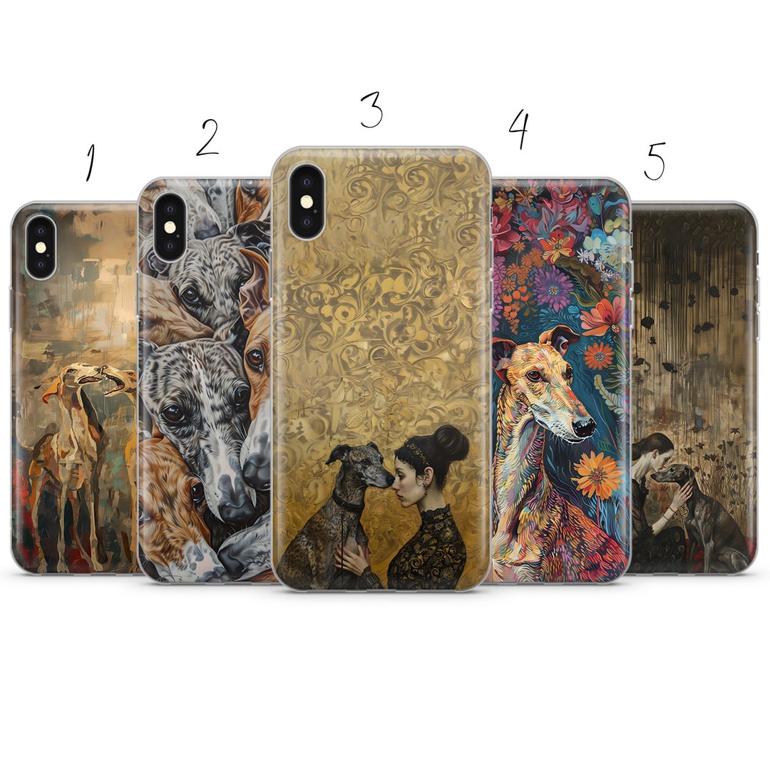 Greyhound Golden Dog Puppy Aesthetic Phone Case Cover Gift With Pixel ...