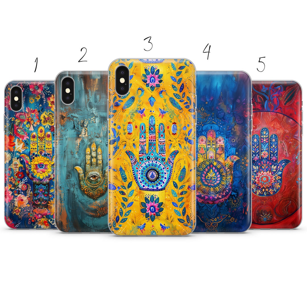 Hamsa Hand Colorful Aesthetic Recycled Phone Case Cover for Pixel ...