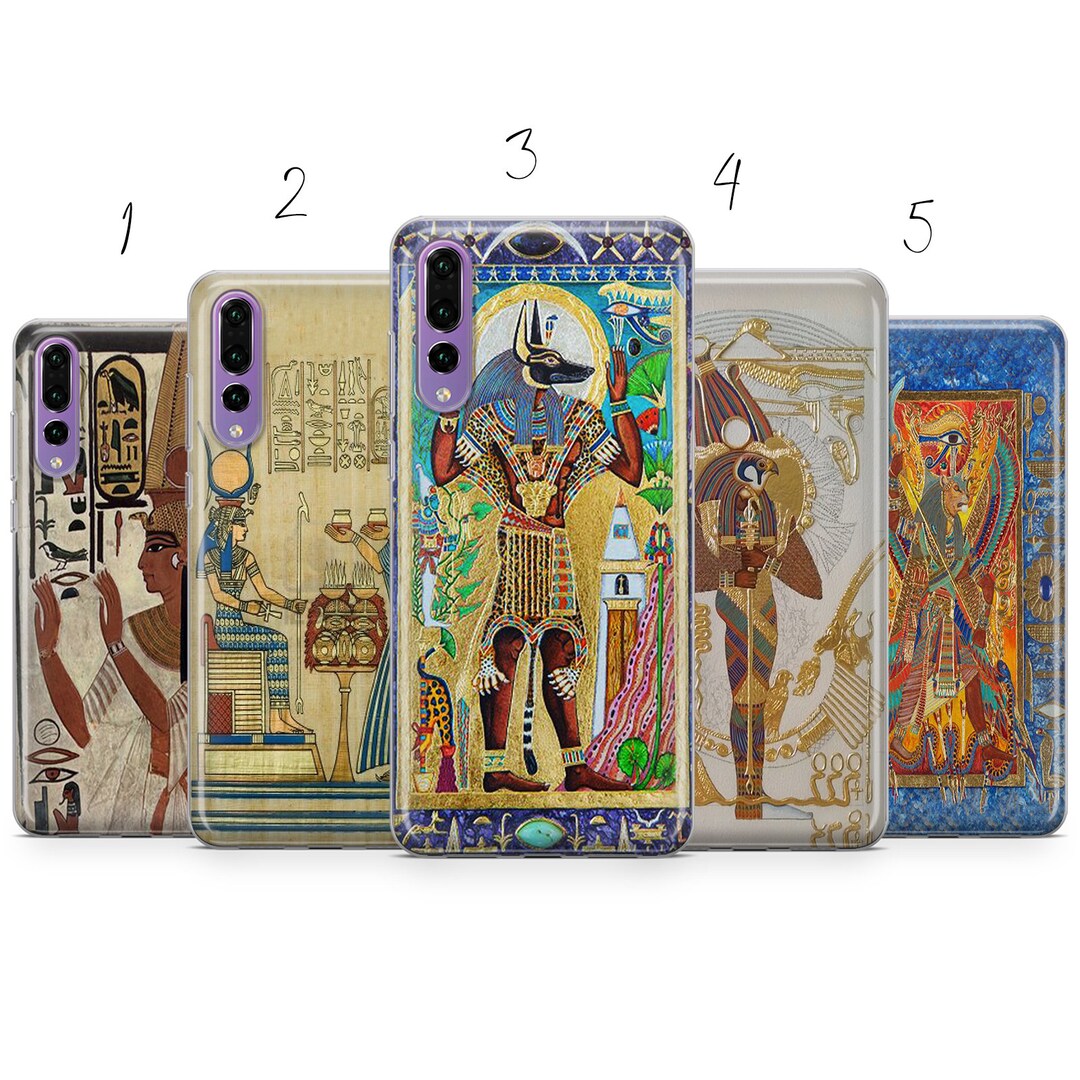 Ancient Egypt Papyrus Art Aesthetic Phone Case Cover for Pixel Samsung ...