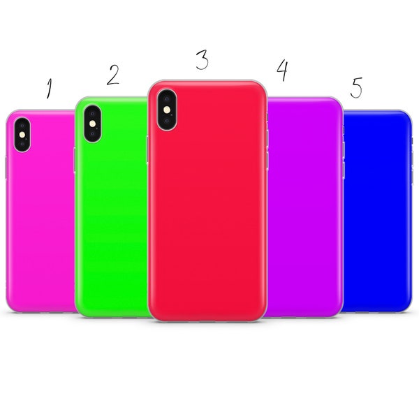 Neon iPhone Case - Etsy