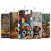 Boxer Dog Puppy Painting Aesthetic Phone Case Cover Gift With Pixel ...