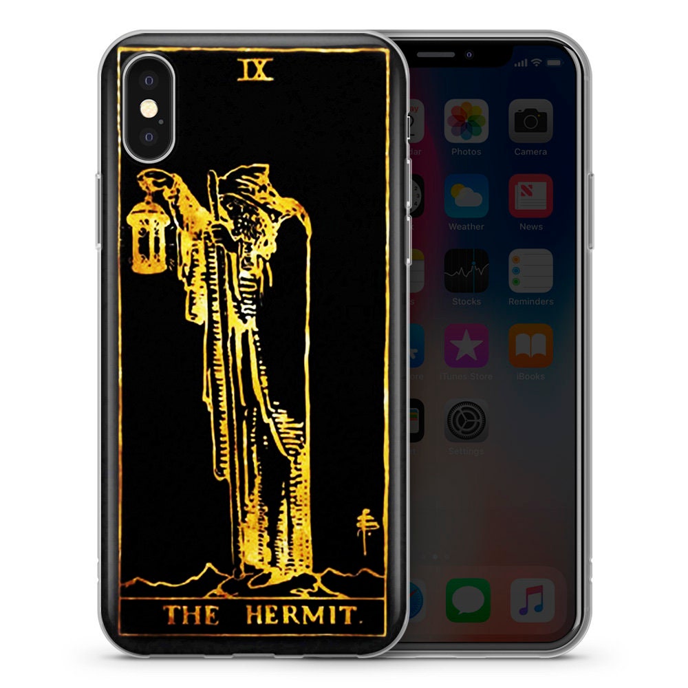 The Hermit Tarot Card Aesthetic Phone Case Cover Compatible - Etsy