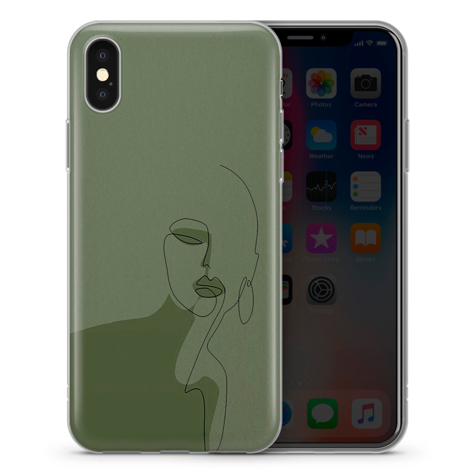 Olive Green Aesthetic Phone Case Cover Compatible With for Pixel ...