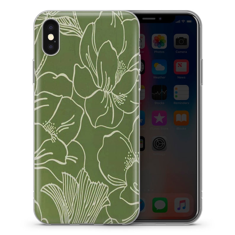 Olive Green Aesthetic Phone Case Cover Compatible With for Pixel ...