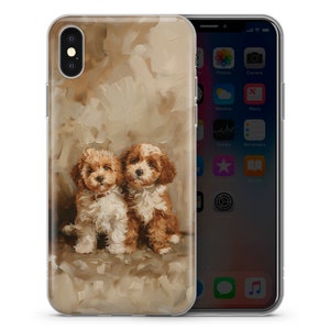 Cavapoo Cute Dog Puppy Aesthetic Phone Case Cover Gift Compatible With ...
