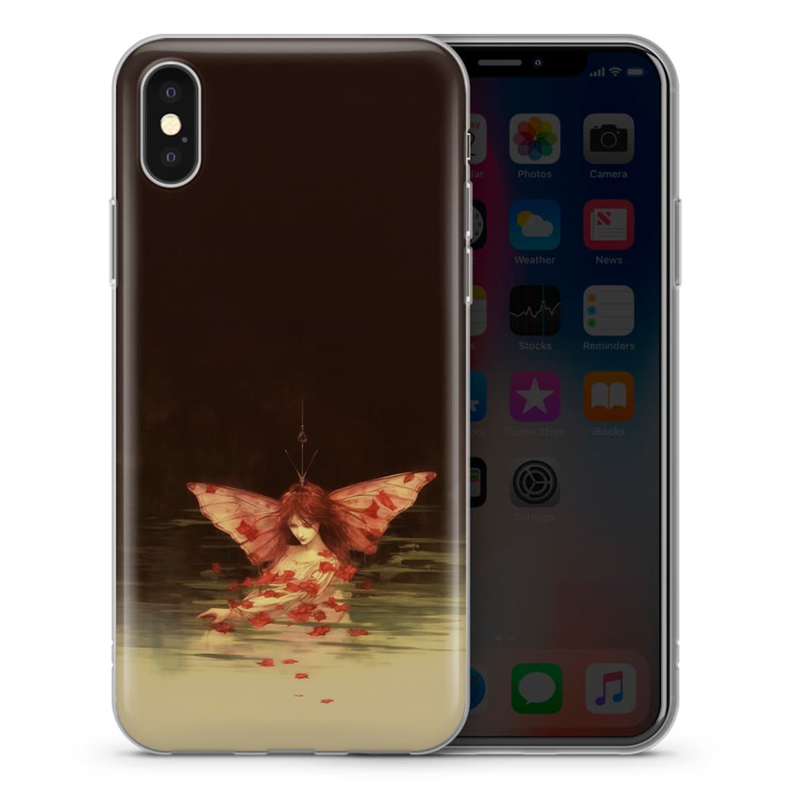 Fairy Grunge Red Dark Core Aesthetic Phone Case Cover Compatible for ...
