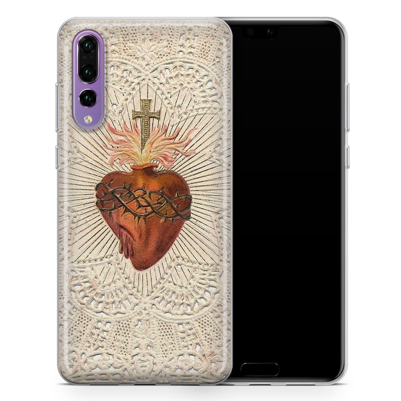 Sacred Heart Beige Ex Voto Phone Case Cover Compatible for - Etsy