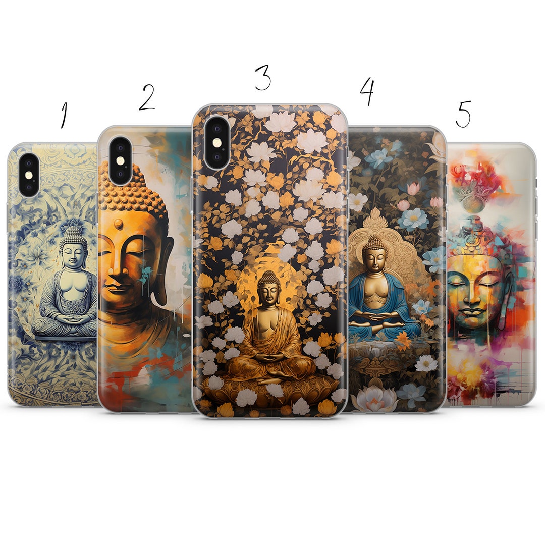 Buddha Golden Painting Aesthetic Phone Case Cover Compatible With for ...