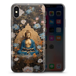 Buddha Golden Painting Aesthetic Phone Case Cover Compatible With for ...