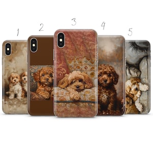 Cavapoo Cute Dog Puppy Aesthetic Phone Case Cover Gift Compatible With ...