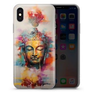Buddha Golden Painting Aesthetic Phone Case Cover Compatible With for ...